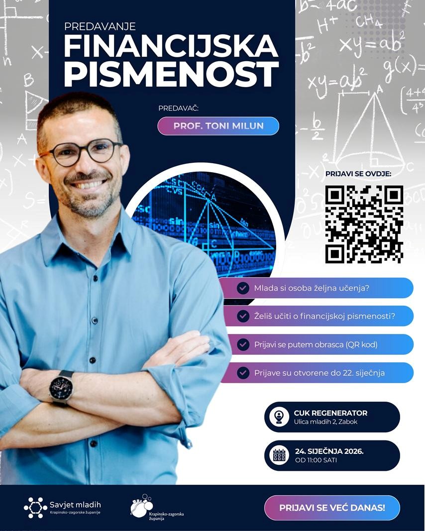 PREDAVANJE FINANCIJSKA PISMENOST - Službene stranice Grada Zlatara